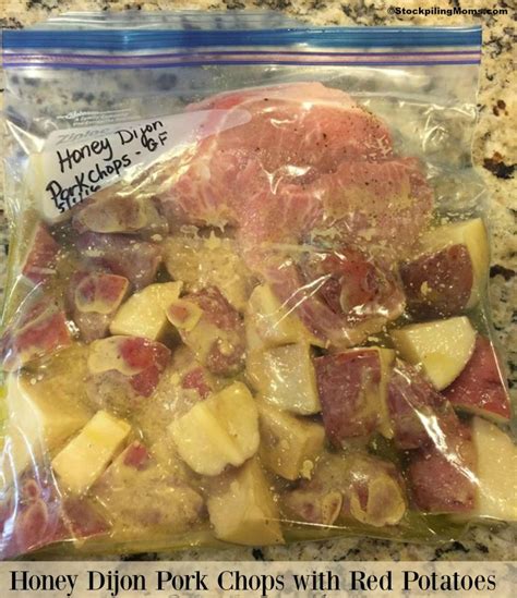 Slow Cooker Honey Dijon Pork Chops With Red Potatoes Stockpiling Moms™