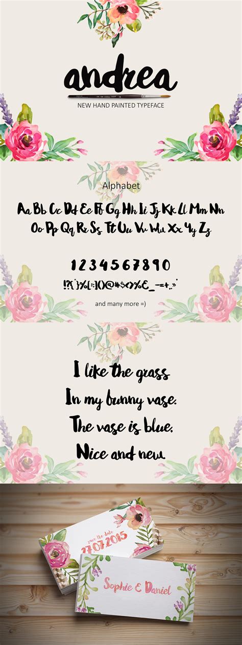 Andrea Script Font Graphic Spirit Create Your Own Amazing Design