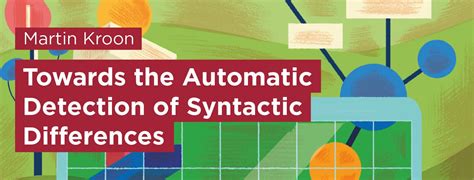 Lot 629 Towards The Automatic Detection Of Syntactic Differences Lot Netherlands Graduate