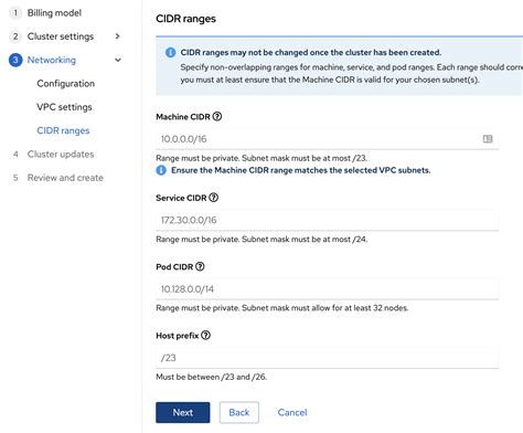 Creating A OSD In GCP With Existing VPCs Red Hat Cloud Experts Documentation