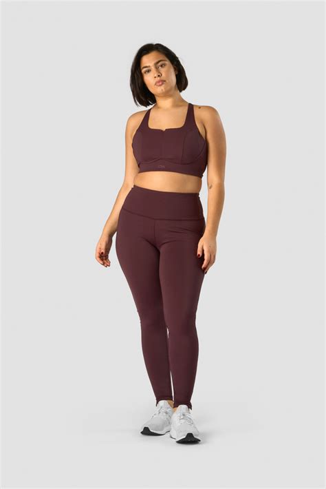Stride Sports Bra Burgundy Iciw