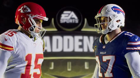 Kansas City Chiefs Buffalo Bills Divisional Round Madden 24