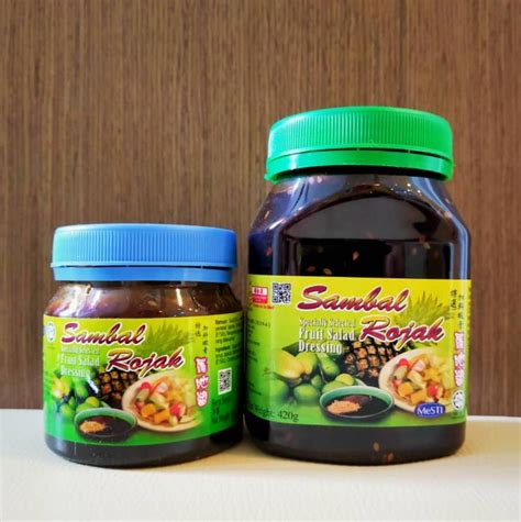 Penang Cheong Kim Chuan Sambal Rojak Sauce 槟城钟金泉羅吔醬 Lazada