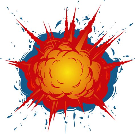 Explosion Clip Art 105841 Free Svg Download 4 Vector