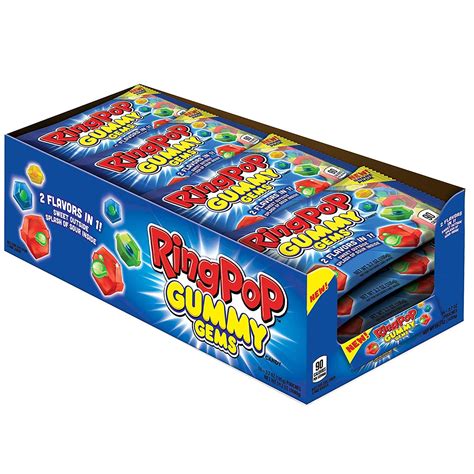 Buy Ring Pop Gummies Gems Individual 16 Pouches Assorted Sweet And