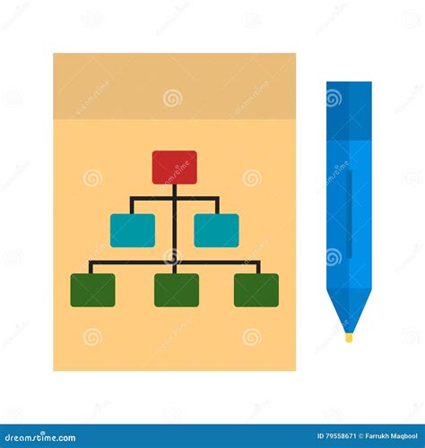 Draw Hierarchy Vector Illustration 79953080