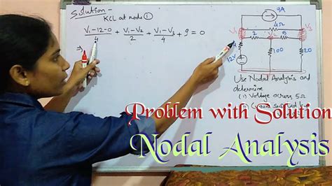 Problem On Nodal Analysis Dc Networks Basic Electrical Engineering