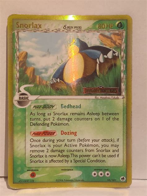 Snorlax Delta Species Holo Stamped 10101 Pokém Köp På Tradera