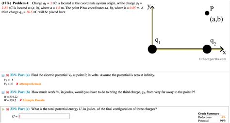 Solved Problem Charge Q Nc Is Located At The Chegg