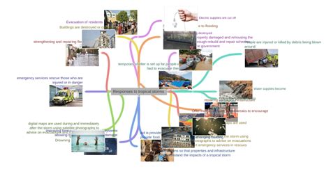 Responses To Tropical Storms Coggle Diagram