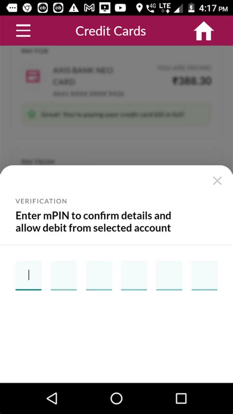 axis bank — issue with ui and functionality in the axis bank app