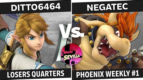 Phoenix Weekly Edition 1 Ditto6464 Link Vs Negatec Bowser SSBU