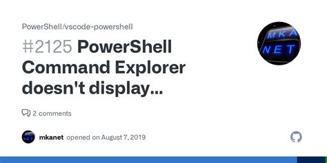 Powershell Command Explorer Doesn T Display Commands In Vscode Sidebar