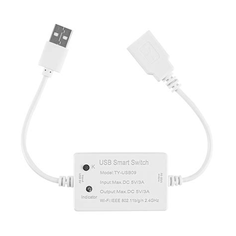 Qdjz Voice Controller Smart Switch Usb Interface Easy Setup Universal