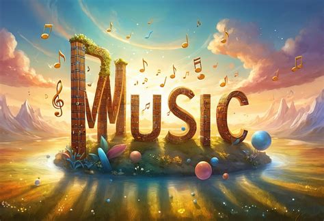 Three Dimensional Music Note Letters Stable Diffusion Online