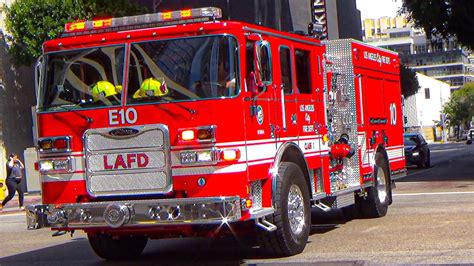 LAFD Engine 10 Responding YouTube