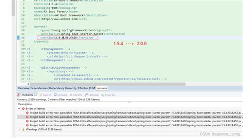 Project build error non parseable POM CSDN博客