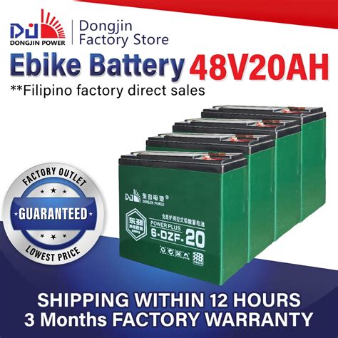 Cod Dongjin Power Ebike Battery 60v20ah Deep Cycle Sealed Lead Acid