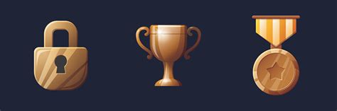 게임 Ui 자산 세트입니다 게임 사용자 인터페이스 아이콘 컬렉션입니다 벡터 일러스트 레이 션 개념에 대한 스톡 벡터 아트 및 기타 이미지 Istock