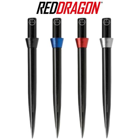 Red Dragon Black Trident 32mm Dart Points For Sale Avid Darts Shop