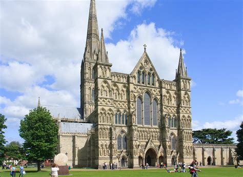 Salisbury Cathedral West Facade UWDC UW Madison Libraries