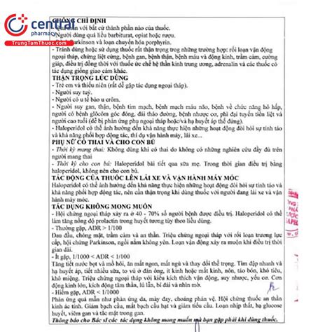 Thuốc Haloperidol 15mg Danapha điều Trị Chứng Rối Loạn Lo âu