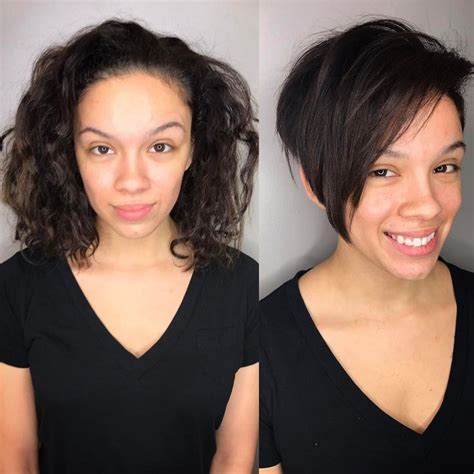 Pin By Hairstyles Compendium On Before And After Hair Makeovers I Short