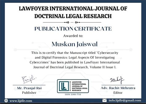 Muskan Jaiswal On Linkedin Dear Connection I Am Thrilled To Share That My Research Paper On