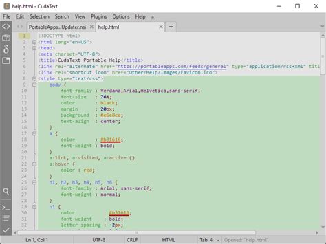 CudaText Portable PortableApps