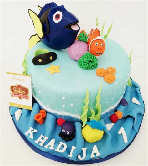 Gâteaux thème Némo Poisson Clown Pâtisserie Sheselles