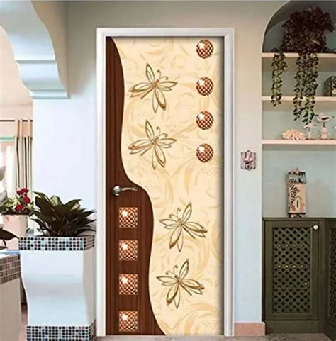 Blue Wood Hings Laminated Door For Home Brown At Rs 135 Square Feet