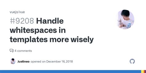 Handle Whitespaces In Templates More Wisely · Issue 9208 · Vuejsvue