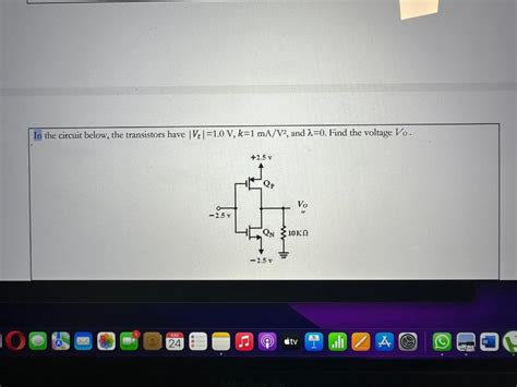 Solved In The Circuit Below The Transistors Have 10