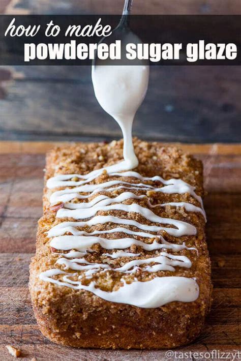Powdered Sugar Glaze An Easy Versatile Frosting Or Drizzle Recipe