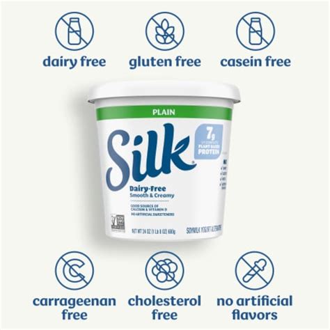Silk Plain Soy Milk Yogurt Alternative Tub 24 Oz Kroger
