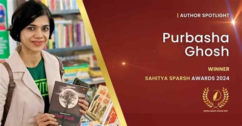 Author Purbasha Ghosh Sahitya Sparsh Awards Winner 2024 The Literature Times