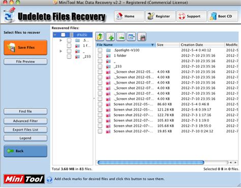 can you recover deleted mac files