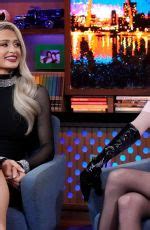 Paris Hilton And Heidi Gardner At Watch What Happens Live With Andy
