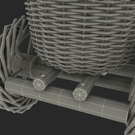 장식 고리 버들 세공 세발 자전거 바구니 3d 모델 79 3ds C4d Max Obj Ma Free3d