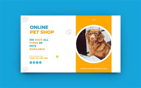 Pet Shop Social Media Post Template 286258 Templatemonster