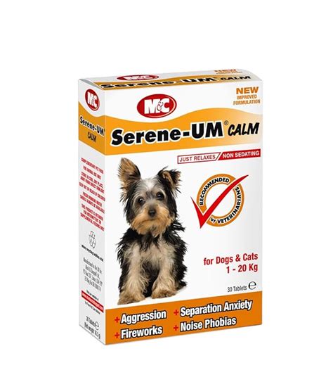 Vetiq Serene Um Calming Tablets For Dogs And Cats 30 Tablets