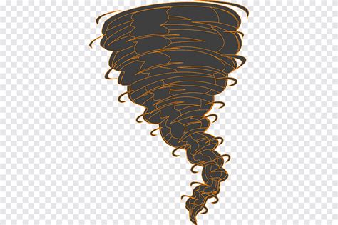 Tornado Tornado Orange Twister Png Pngegg