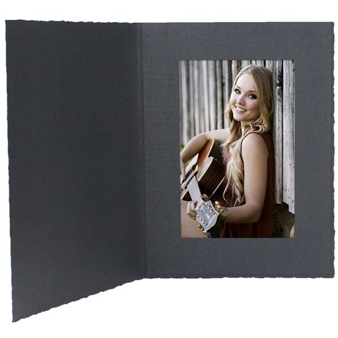 Vertical Contemporary Black Portrait Folder