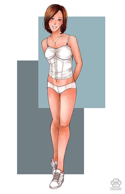 Camisole Girl In Panties By Zhyzmm On Deviantart
