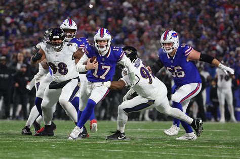 Buffalo Bills Vs Baltimore Ravens Divisional Round Playoff Second Half