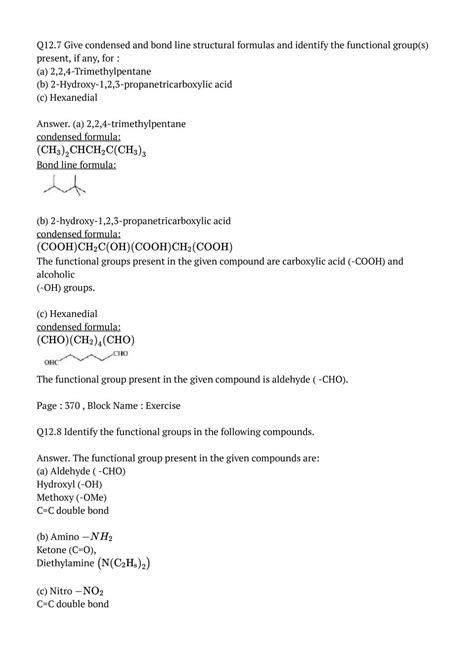 Ncert Solutions For Class Chemistry Chapter Organic Chemistry Some Basic Principles And