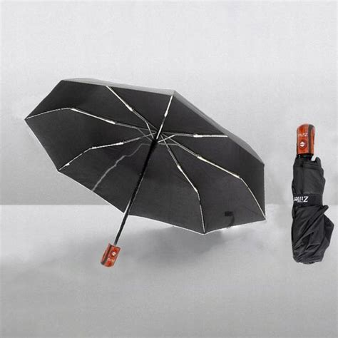 SOLIDNY PARASOL PARASOLKA AUTOMAT SKŁADANY WŁÓKNO ERLI pl