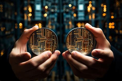 Premium Ai Image An Image Of A Microchip Surrounded By A Networks Ai