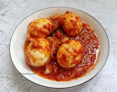 Cara Membuat Sambal Telur Rebus Goreng MY Resepi