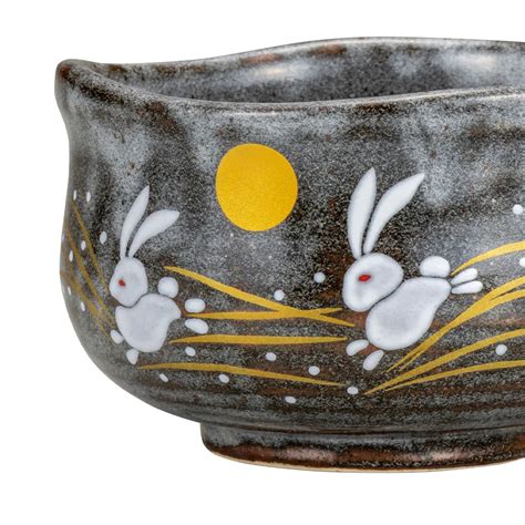 Kutani Jumping Rabbit Yunomi Japanese Teacup Link In Japan